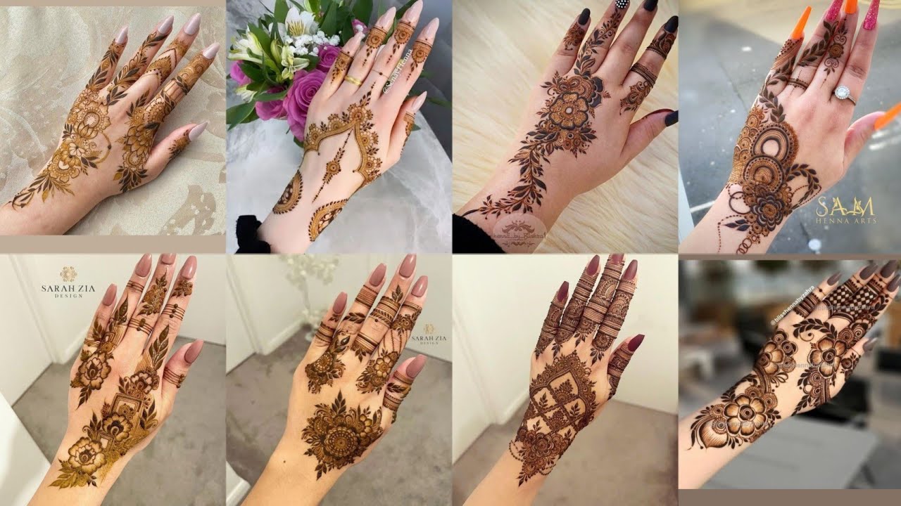beautiful authentic mehndi design 2024 | gulf mehndi design | Dubai ...