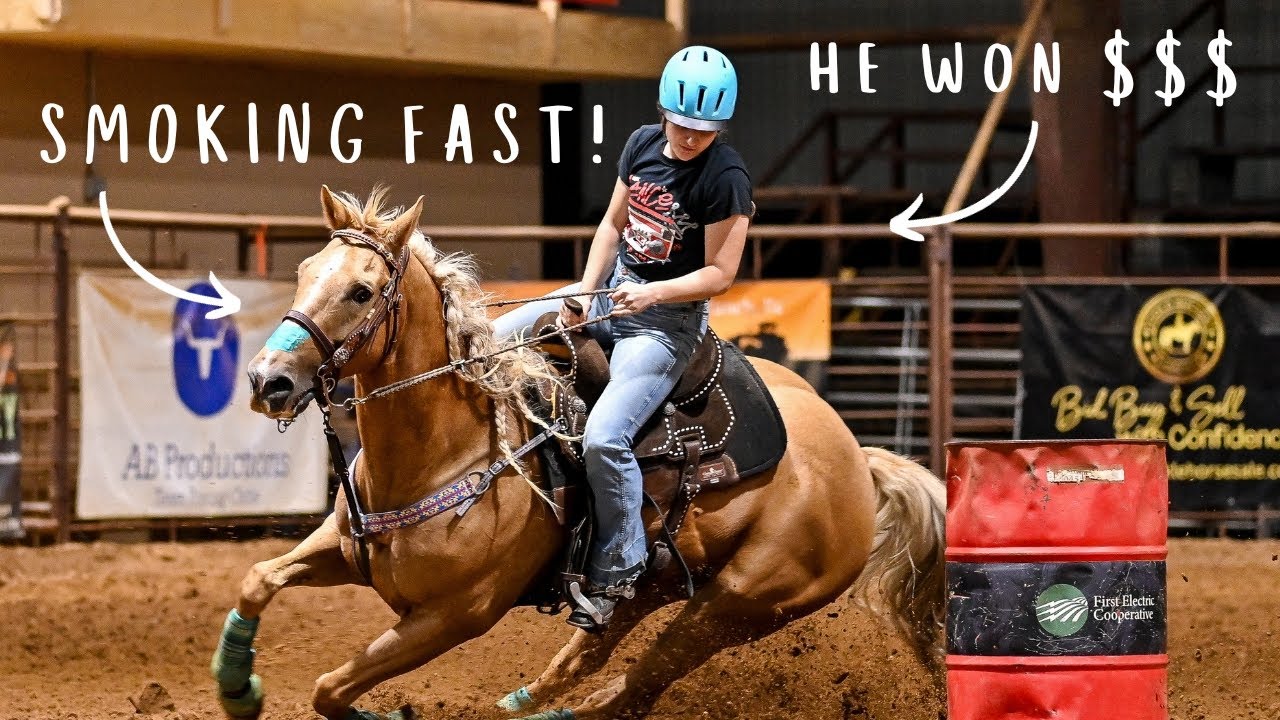 FIRST RUN EVER ON MY NEW HORSE! - YouTube