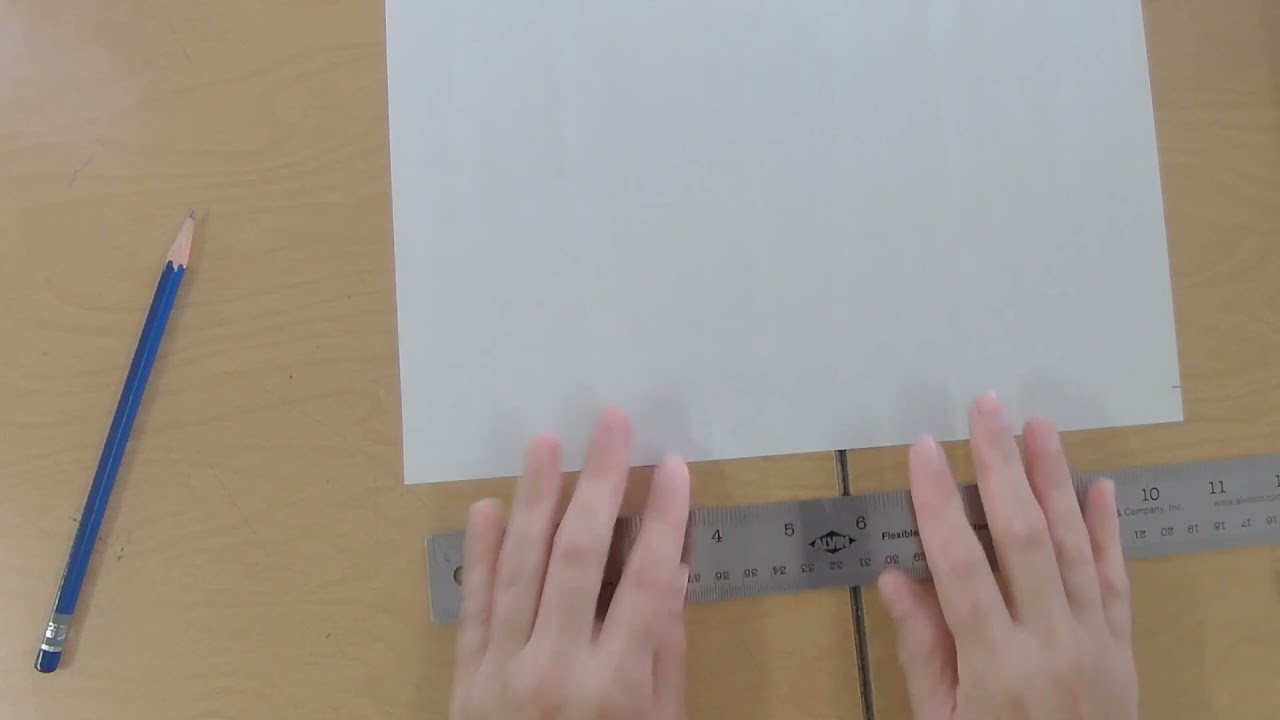 Creating a Half-Inch Border - YouTube