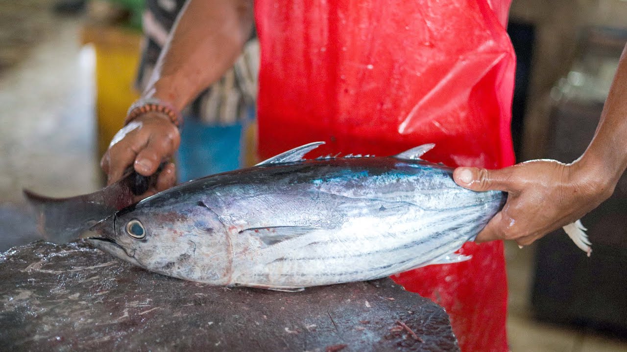The Sharpest Tuna Machete In The World ! Tuna Cutting Master Skills ...