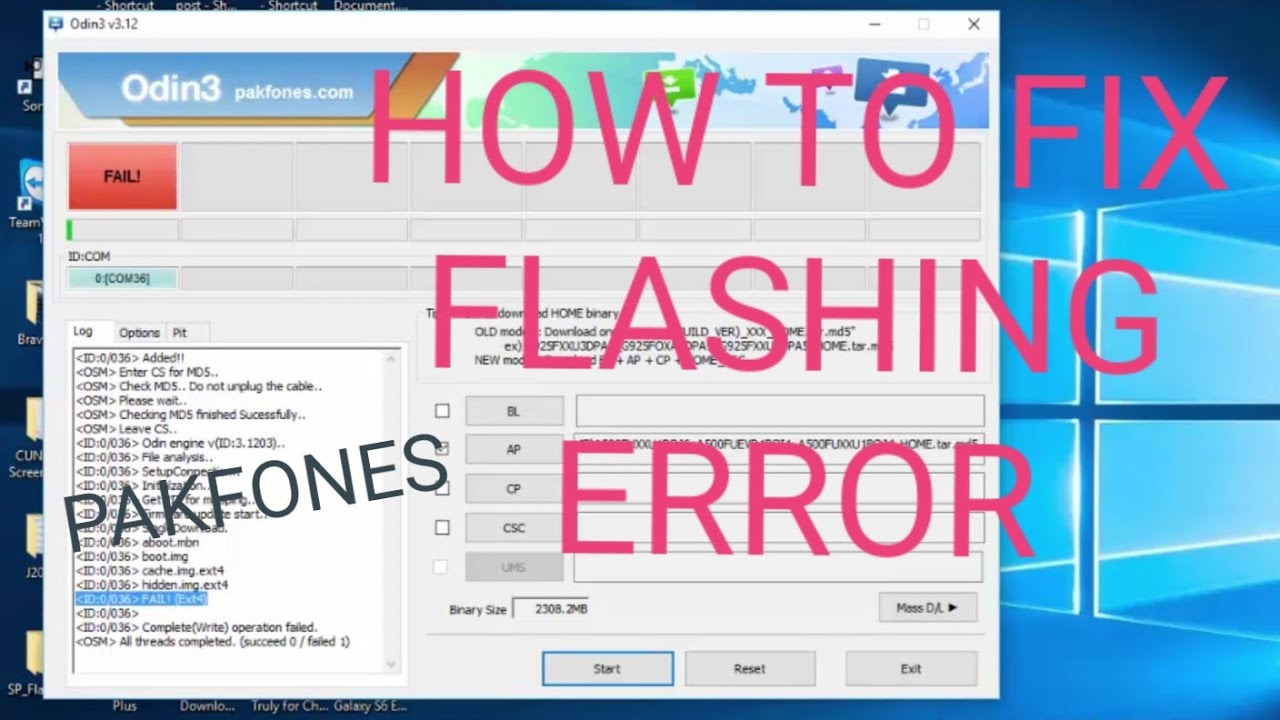 How to fix samsung upgrade errors - YouTube