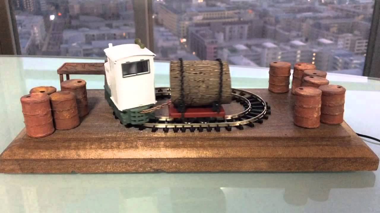 On18 1/48 9mm Micro logging train - YouTube