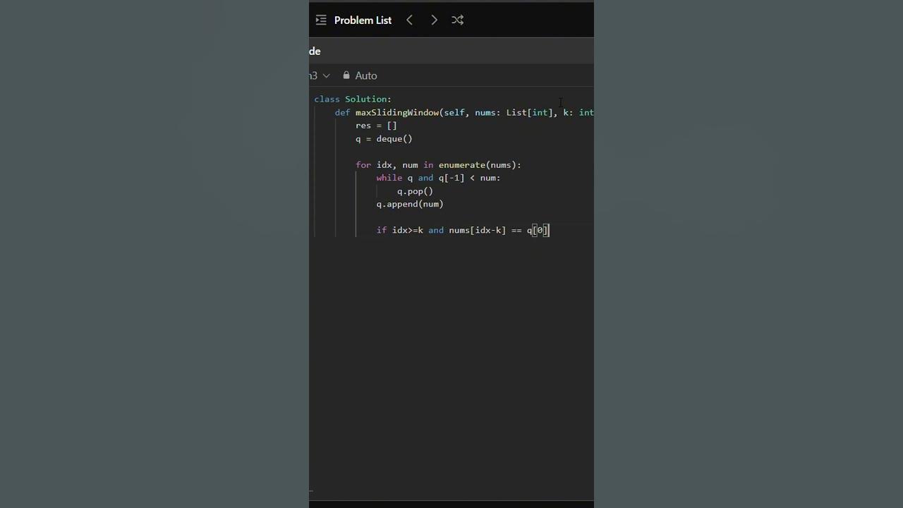 #day78 | LeetCode | problem: Sliding Window Maximum - YouTube