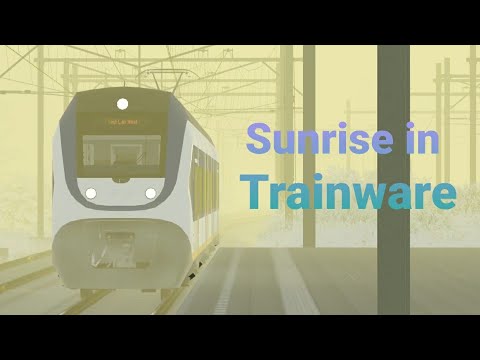 Trainware Sunrise - A few trains at Test Lab Cross - YouTube