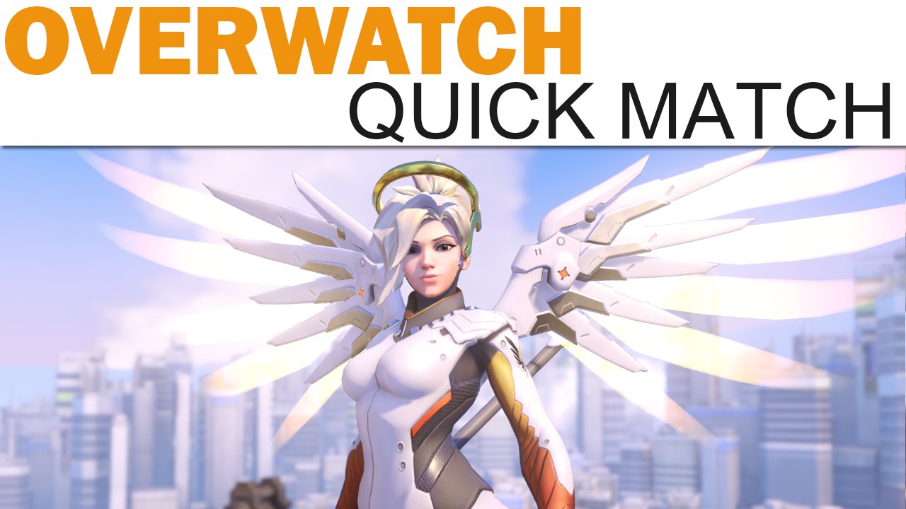 Overwatch Beta - Mercy (Attacking) on Hanamura (Quick Match) - YouTube
