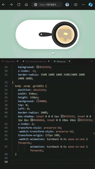 Day 028 - 😍Micro css pancake toggle button animation #coding #webdevelopment #css #html # ...