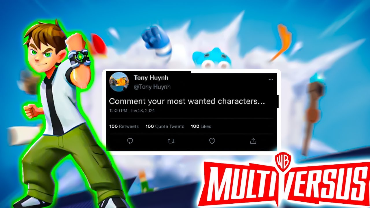 Comment your MOST WANTED Multiversus Characters! - YouTube