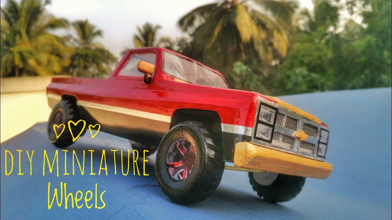 How to make #DIY #tyres for Cardboard Bus/car with Forex sheet| Alloy ...