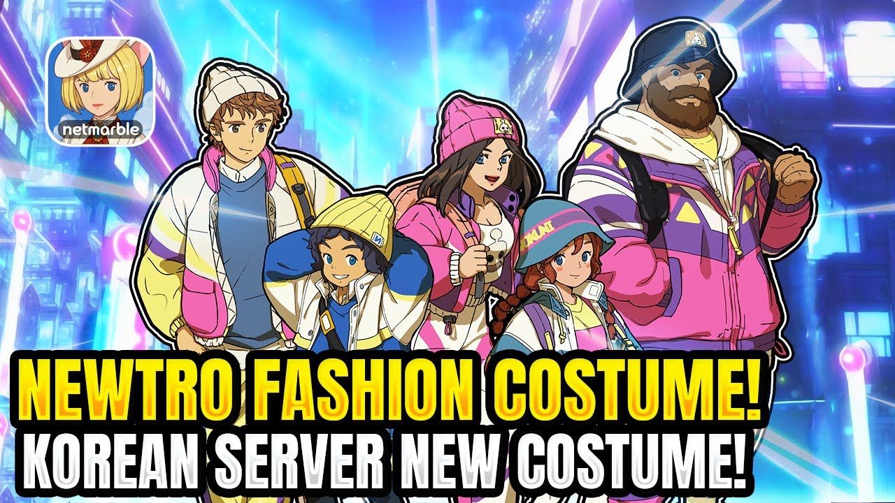 Newtro Fashion Outfit! Costume Showcase!😎 【Ni no Kuni: Cross Worlds KR ...