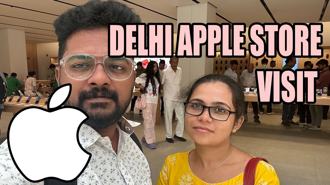 Apple Store in Delhi | First look | Saket - YouTube