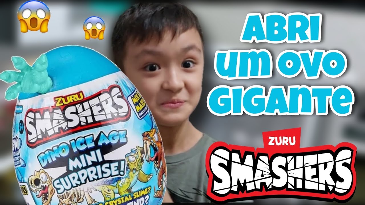 ABRI UM OVO GIGANTE - ZURU SMASHERS - YouTube