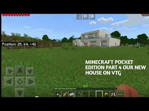 MINECRAFT POCKET EDITION PART 4 ON VTG - YouTube