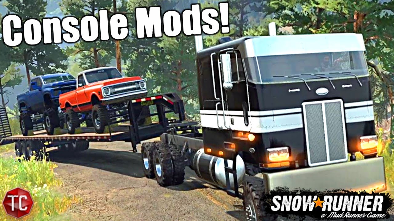 SnowRunner: All Console Mod ADVENTURE! Cabover Hauling DURAMAX & TWIN ...