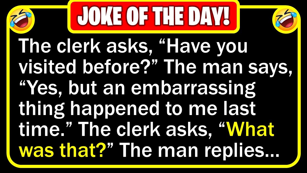🤣 BEST JOKE OF THE DAY! - As he bent down, he accidentally emitted a ...