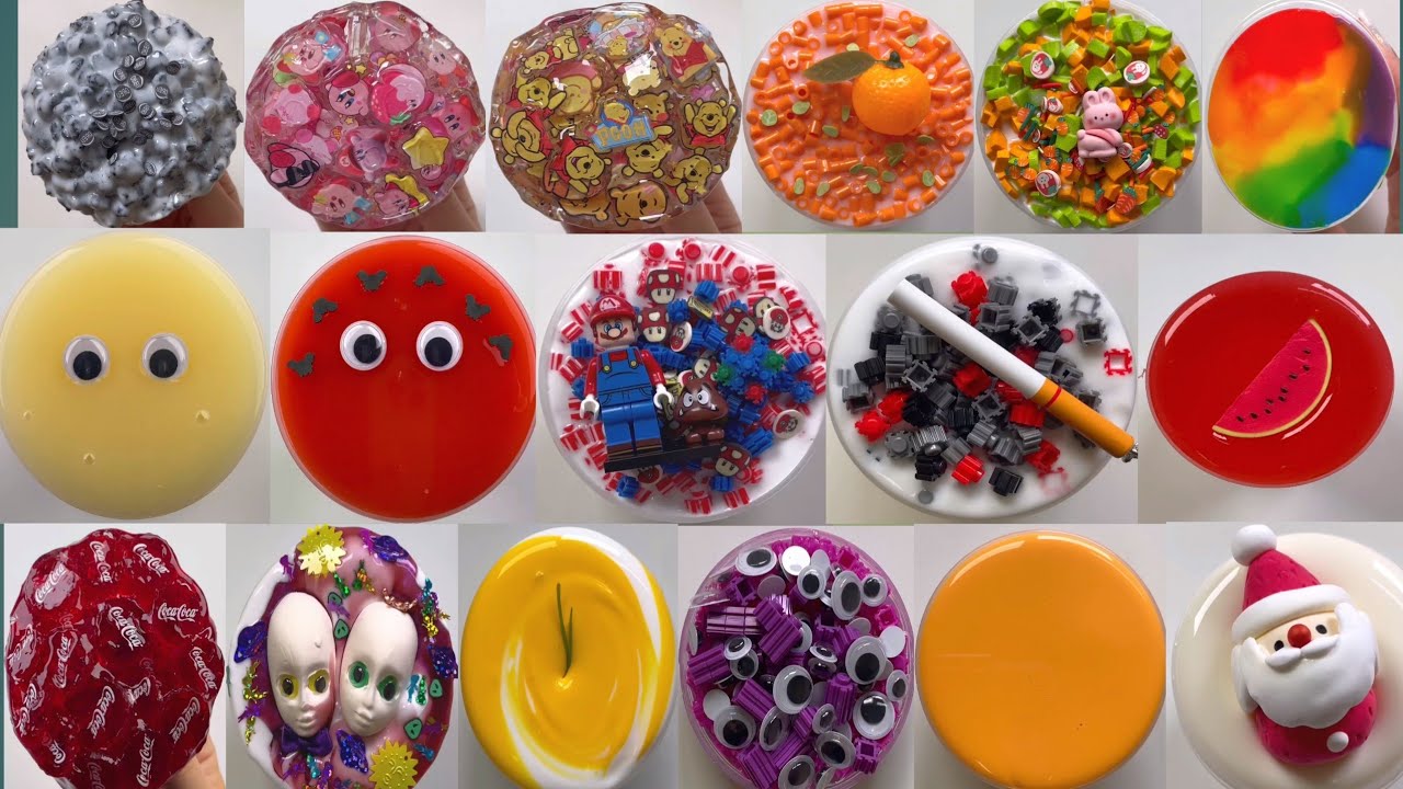 Satisfying ️ Slime😊 oddly video |Relaxing🥱 Deep sleep music🎶 | Clay ...