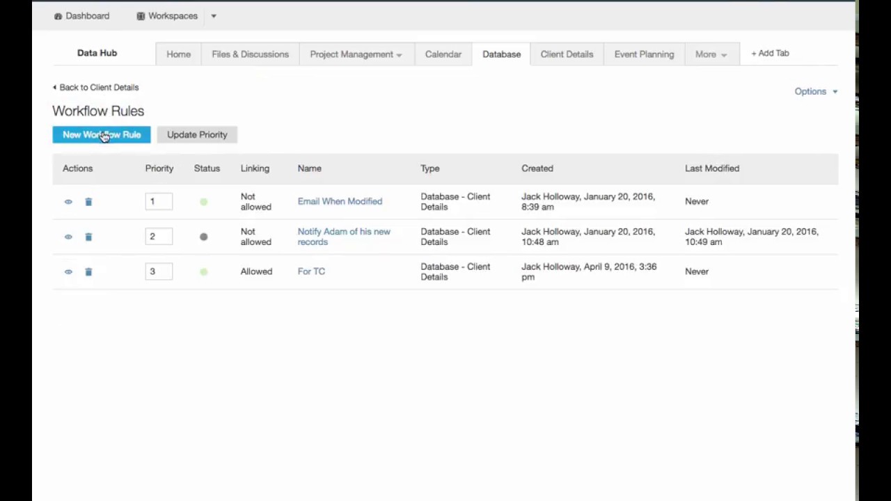 iMeet Central Tutorial: Database Workflow - YouTube