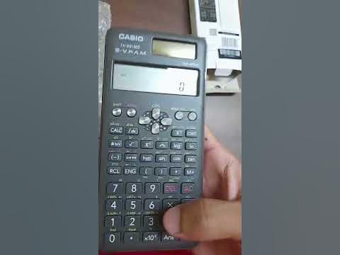 scientific calculator (casio fx991MS). - YouTube
