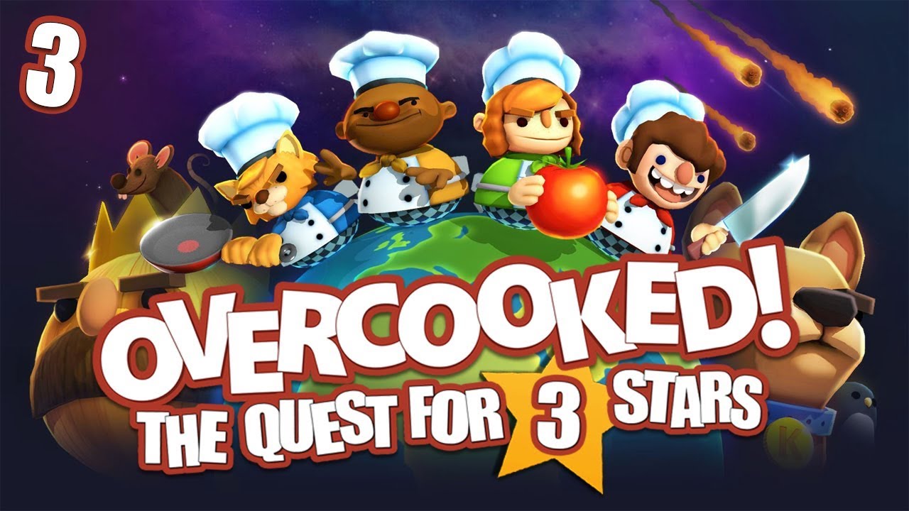 Overcooked: the Quest for 3 Stars - #3 - Ice Pirates! (Co-op Overcooked ...