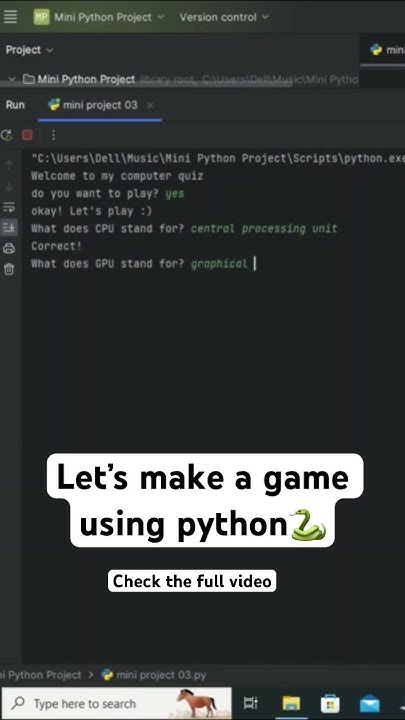 OMG 😦 We can 🐍🚀 python,python tutorial,python programming,python quiz game,python game,learn ...