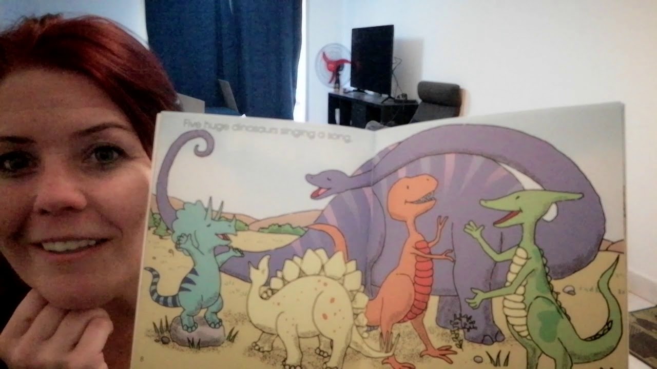 five huge dinosaurs read aloud - YouTube