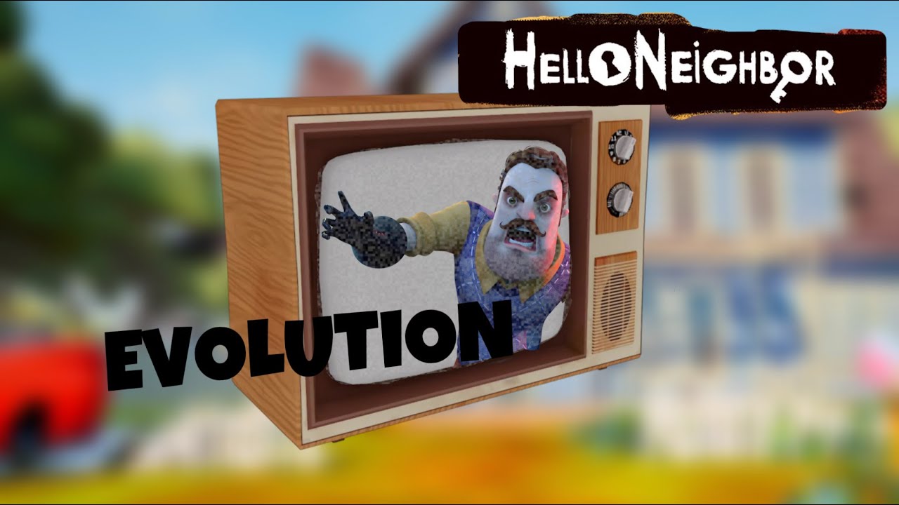Evolution Of Hello neighbor TV sound|Pre Alpha To Full Release - YouTube