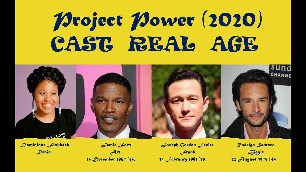 Project Power 2020 Cast Age - YouTube