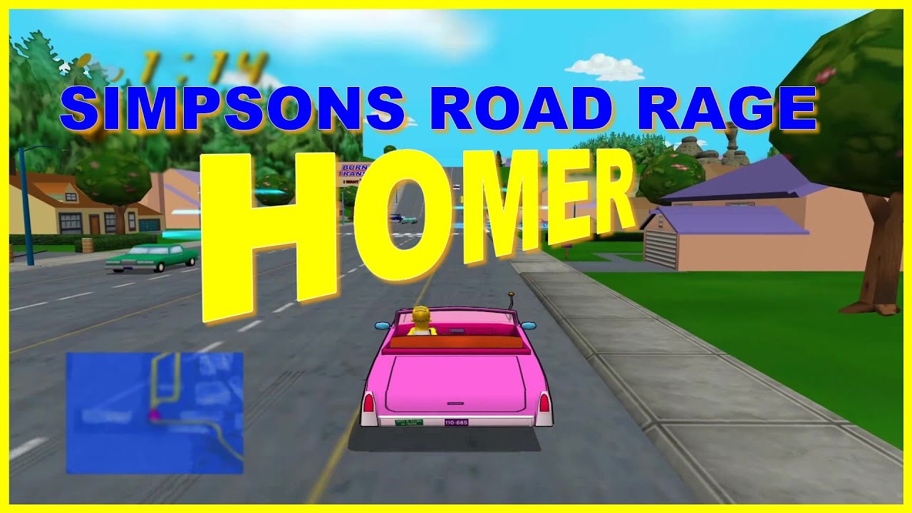 SIMPSONS ROAD RAGE #1 HOMER GAMEPLAY GAMECUBE - YouTube