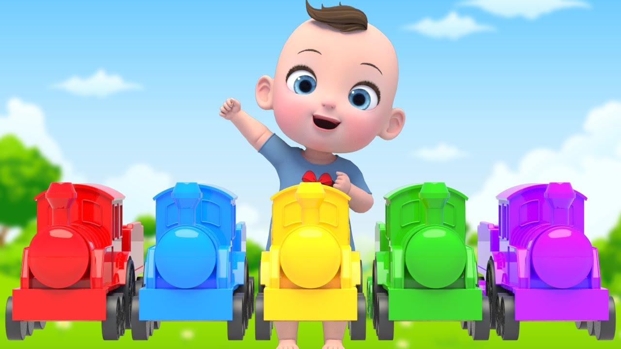 Go Train 칙칙폭폭 색깔 기차 장난감 놀이 Learn Colors And Sing A Song 영어유치원 어린이 동요 노래