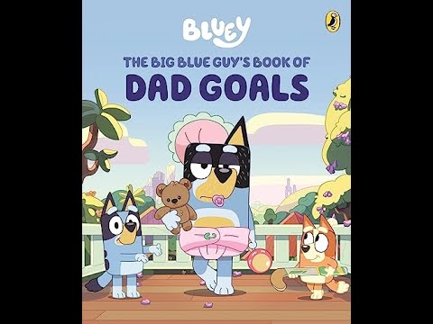 Flip Through Bluey Bingo Book - The Big Blue Guy's Book of Dad Goals ...