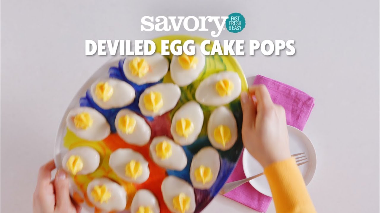 Deviled Egg Cake Pops | Savory by GIANT - YouTube