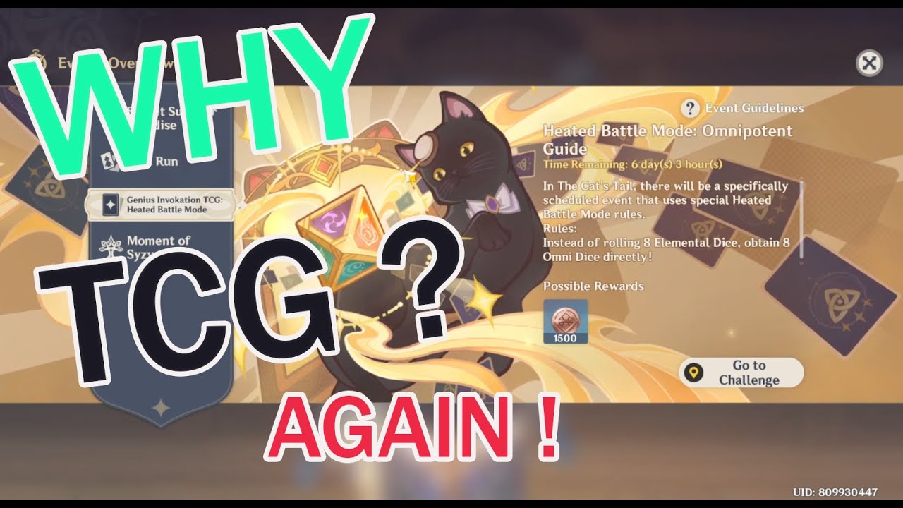 GENSHIN IMPACT TCG EVENT AGAIN ? - YouTube