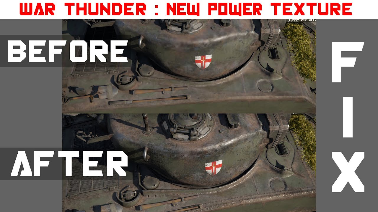 War Thunder - Low Resolution Texture Fix (New Power) - YouTube