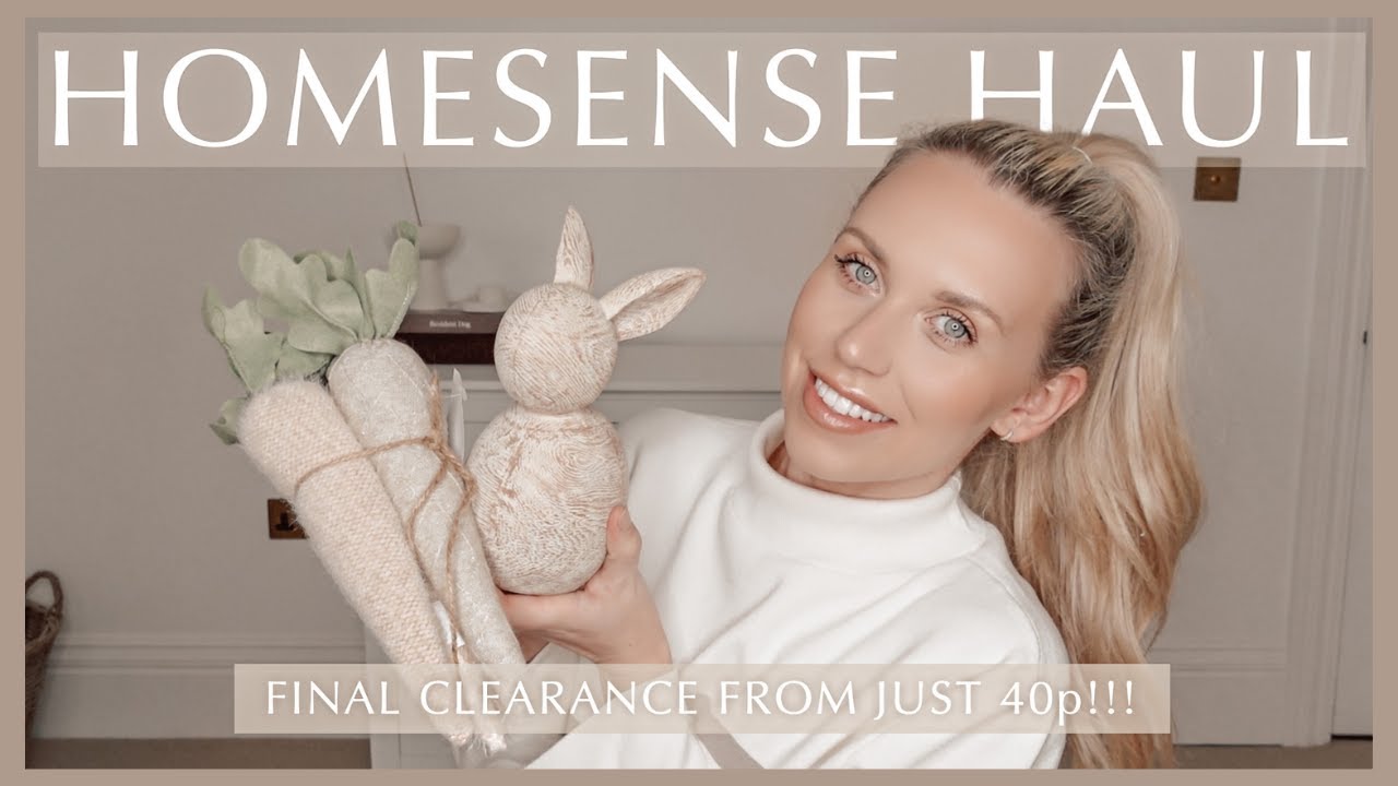 HOMESENSE HAUL *from only 40p* Final Clearance Finds, Easter home decor ...