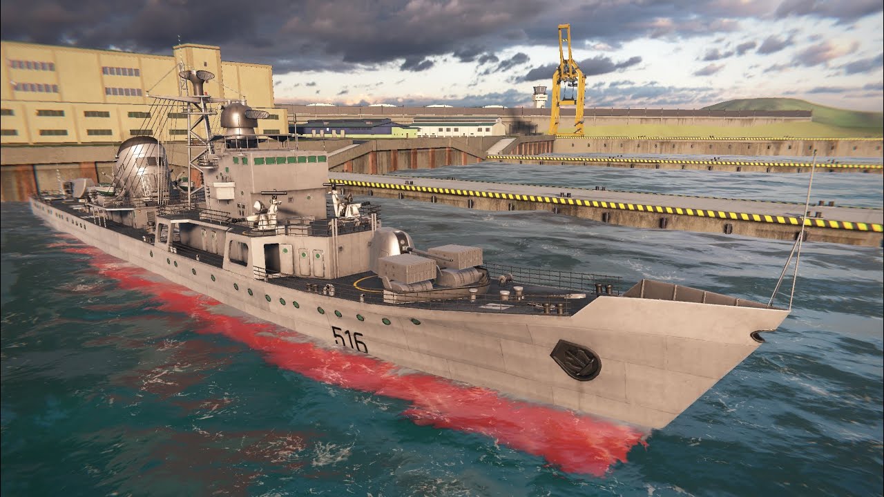 Modern Warships 现代战舰| CN Type 053H Jiujiang frigate 053H型“九江”号护卫舰 - YouTube