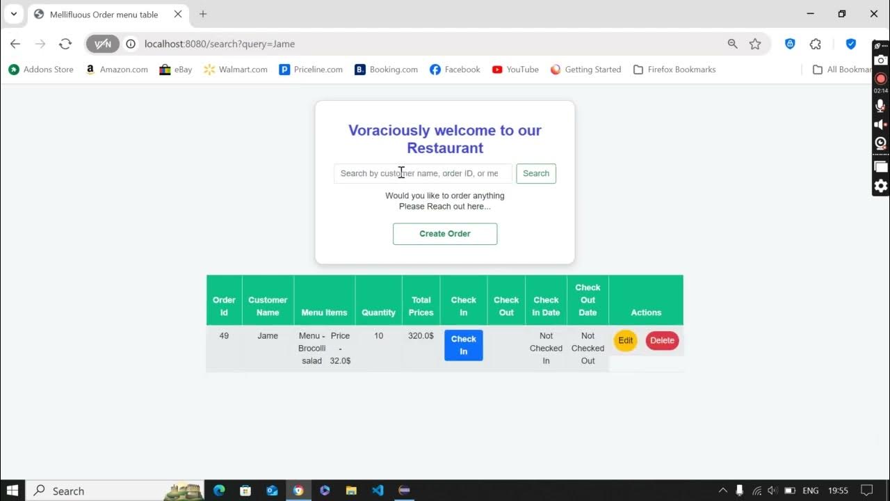 Restaurant Management System with Bootstrap & Thymeleaf | Simple ...