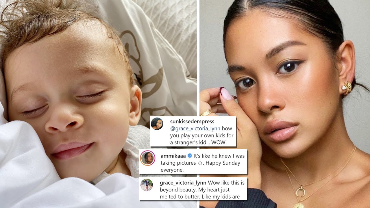 Fans bash each other after Ammika Harris shared a super cute pic of ...