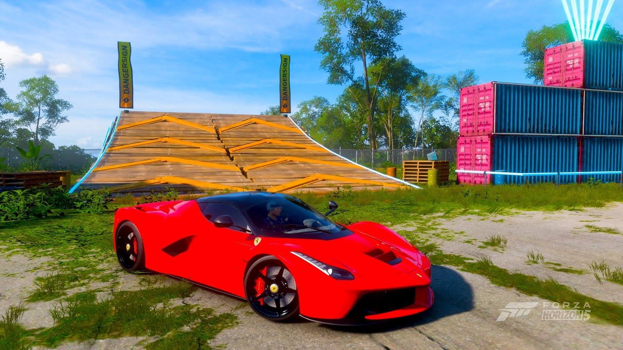 Ferrari Laferrari Goes Airborne in Forza Horizon 5! (Epic Ramp Jump ...