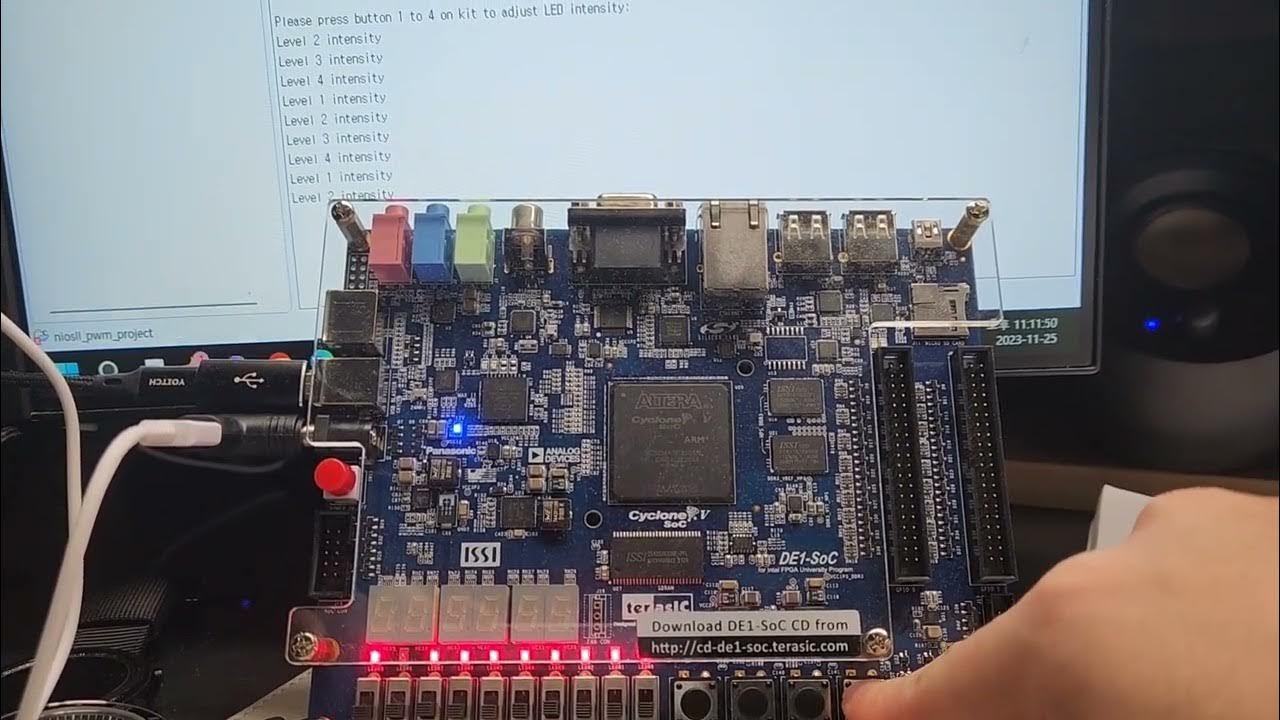 [Nios II] PWM , Interrupt - YouTube
