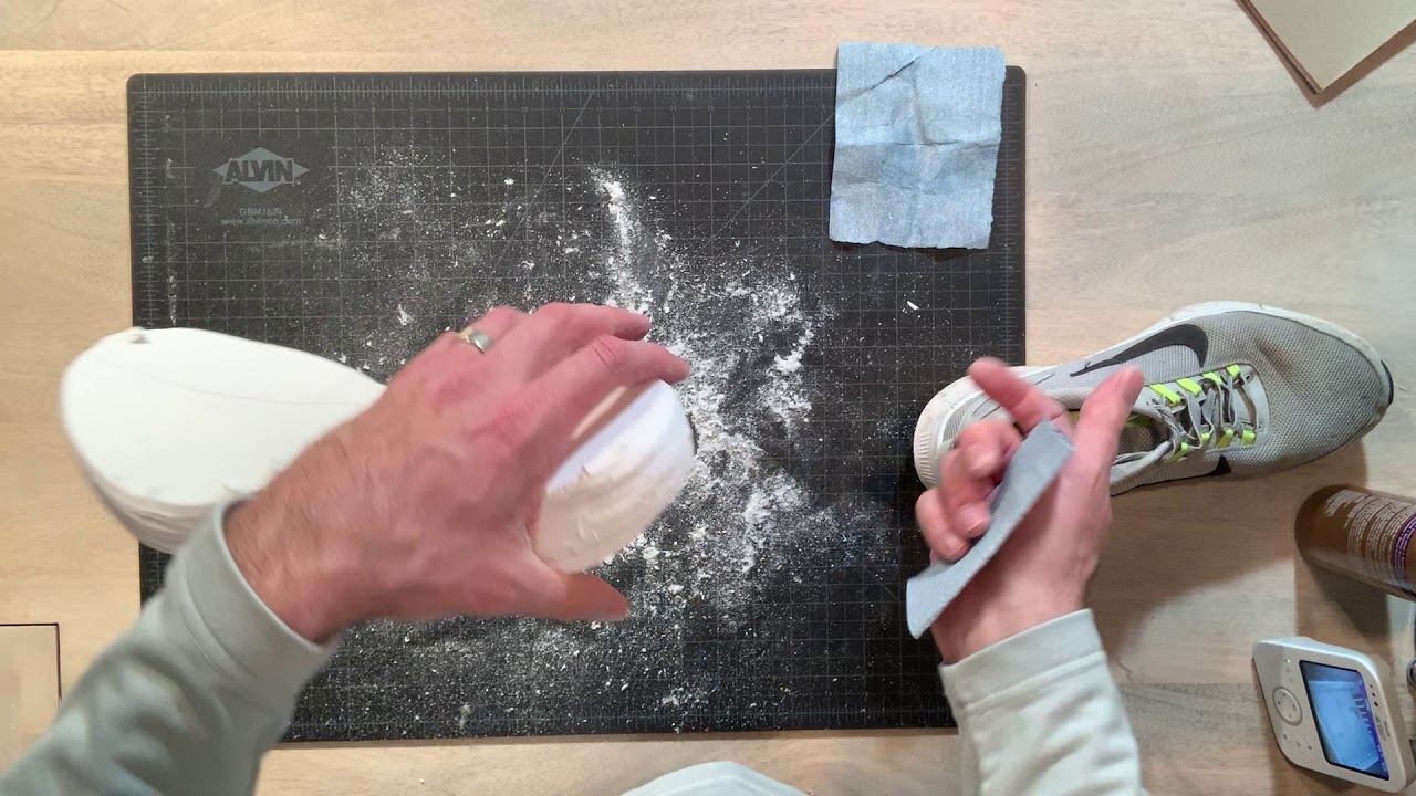 STAGE 1, Foam Core Shoe Project, part 10, sanding - YouTube