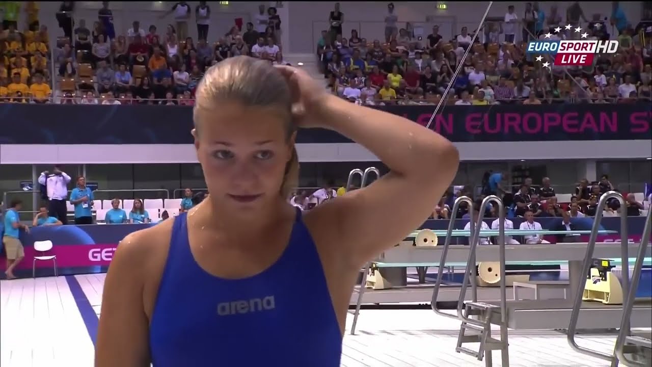 Berlin2014 Women's 1m springboard final - YouTube