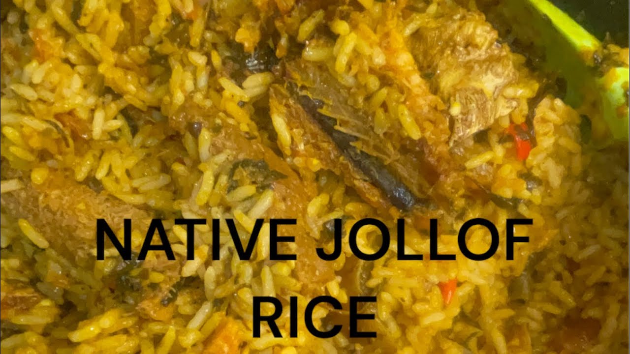 NIGERIAN NATIVE JOLLOF RICE/ LOCAL JOLLOF RICE/ CONCOCTION RICE RECIPE ...