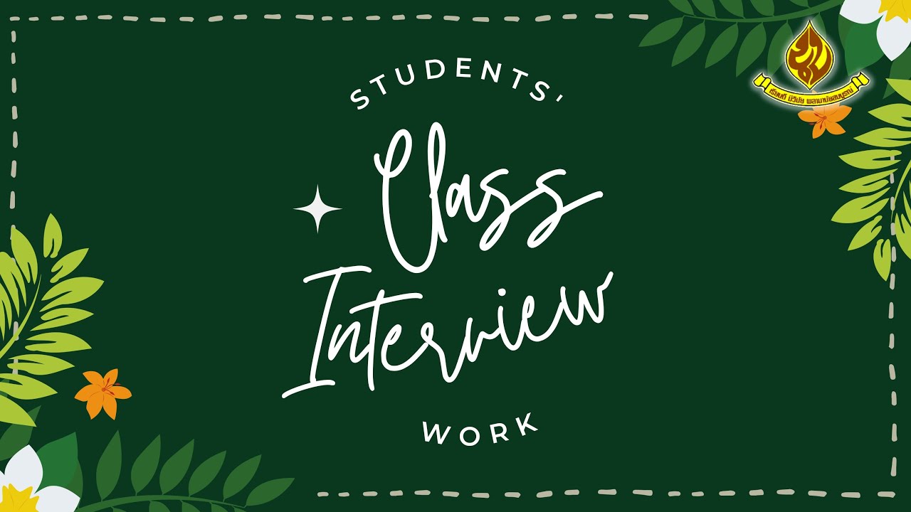 Class interview - What kind of student are you? - YouTube