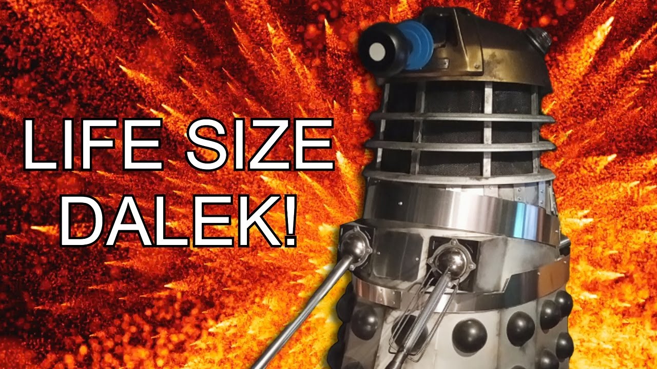 Custom Made Life Size Dalek! - YouTube