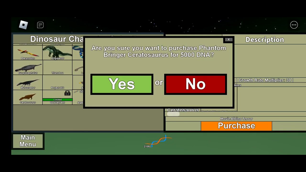 Dinosaur Simulator : Hallow finally buying movie albino terror - YouTube