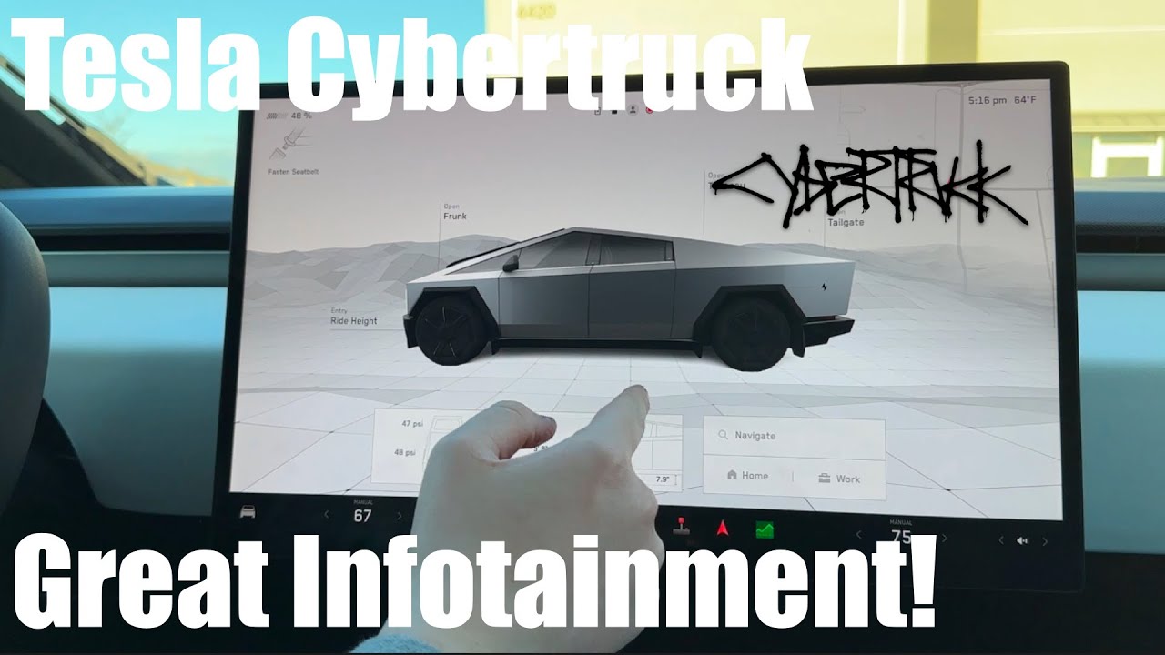 A Full In-Depth Review of the CyberTruck's Infotainment System! (Best ...