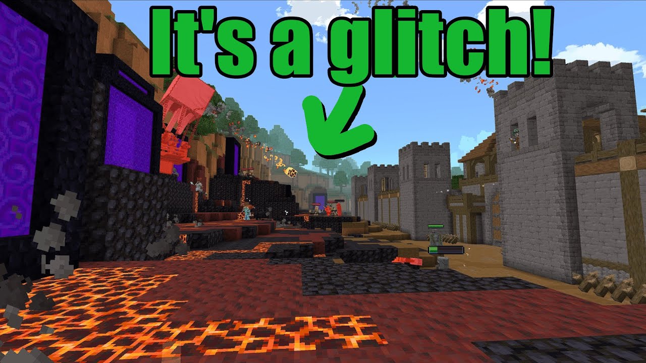 Minecraft Movie Event | How to Glitch Through the Outer Wall - YouTube
