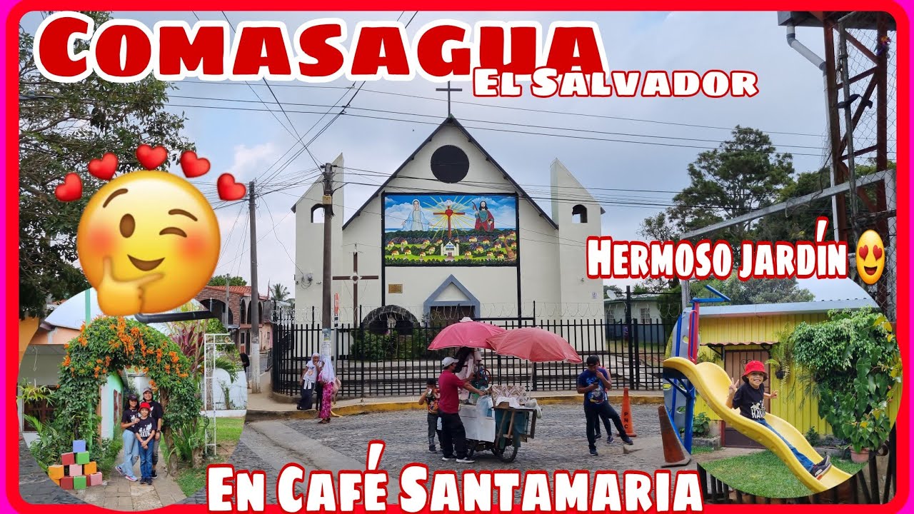 RECORRIDO por COMASAGUA gran HISTORIA DE ESTA IGLESIA #elsalvador # ...