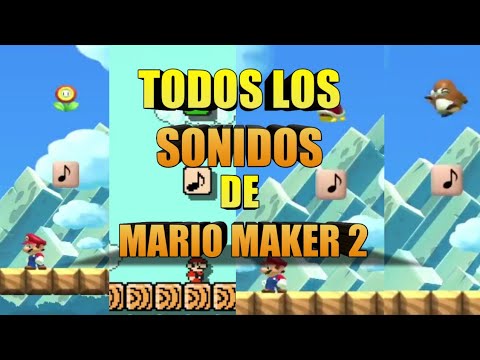 Mario Maker 2|All sounds of musical blocks/Todos los sonidos de los ...