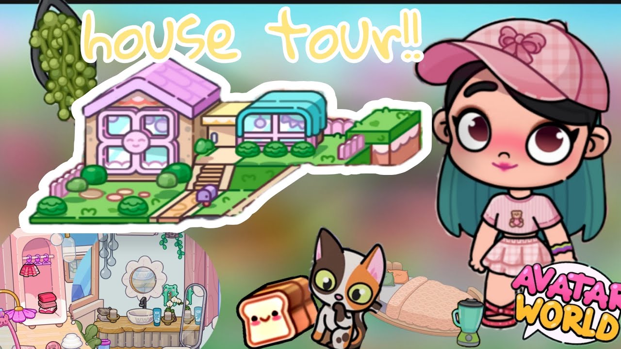 house tour de mi nueva casa en avatar world 🩷 | Avatar world - YouTube