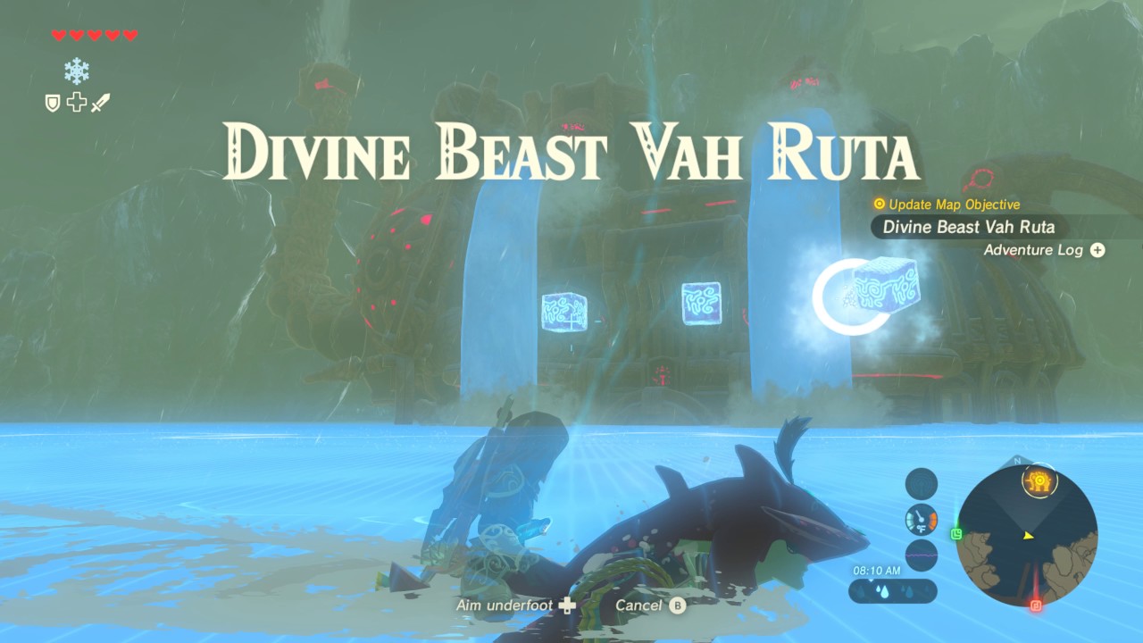 The Legend of Zelda: Breath of the Wild - Divine Beast Vah Ruta 60fps ...